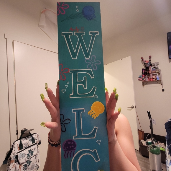 Art | Spongebob Inspired Welcome Sign | Poshmark